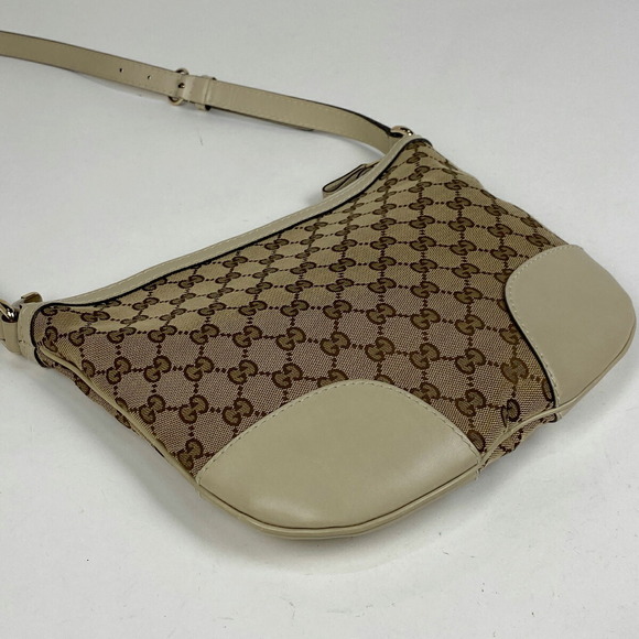 Gucci | Bags | Gucci Crossbody Canvas Tan Gg Bag Shoulder Gg Pattern ...